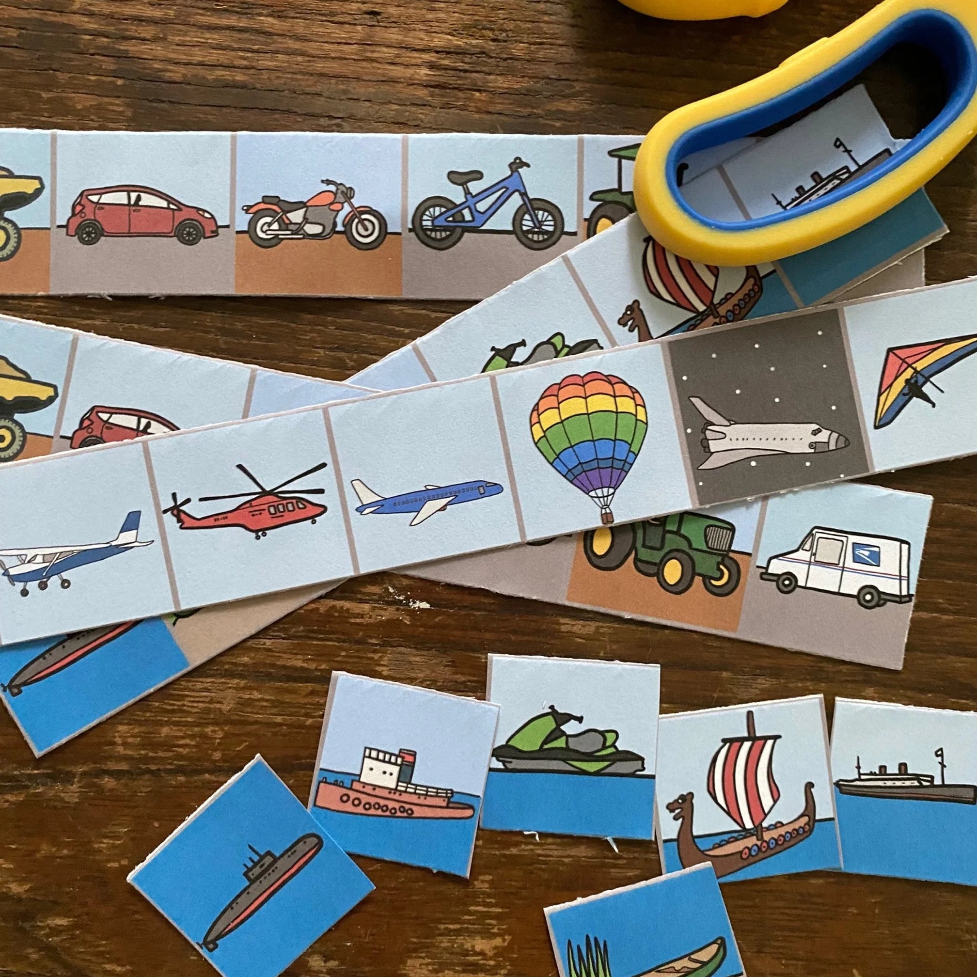 Vehicle Cutting Strips – Crafting Your Classroom