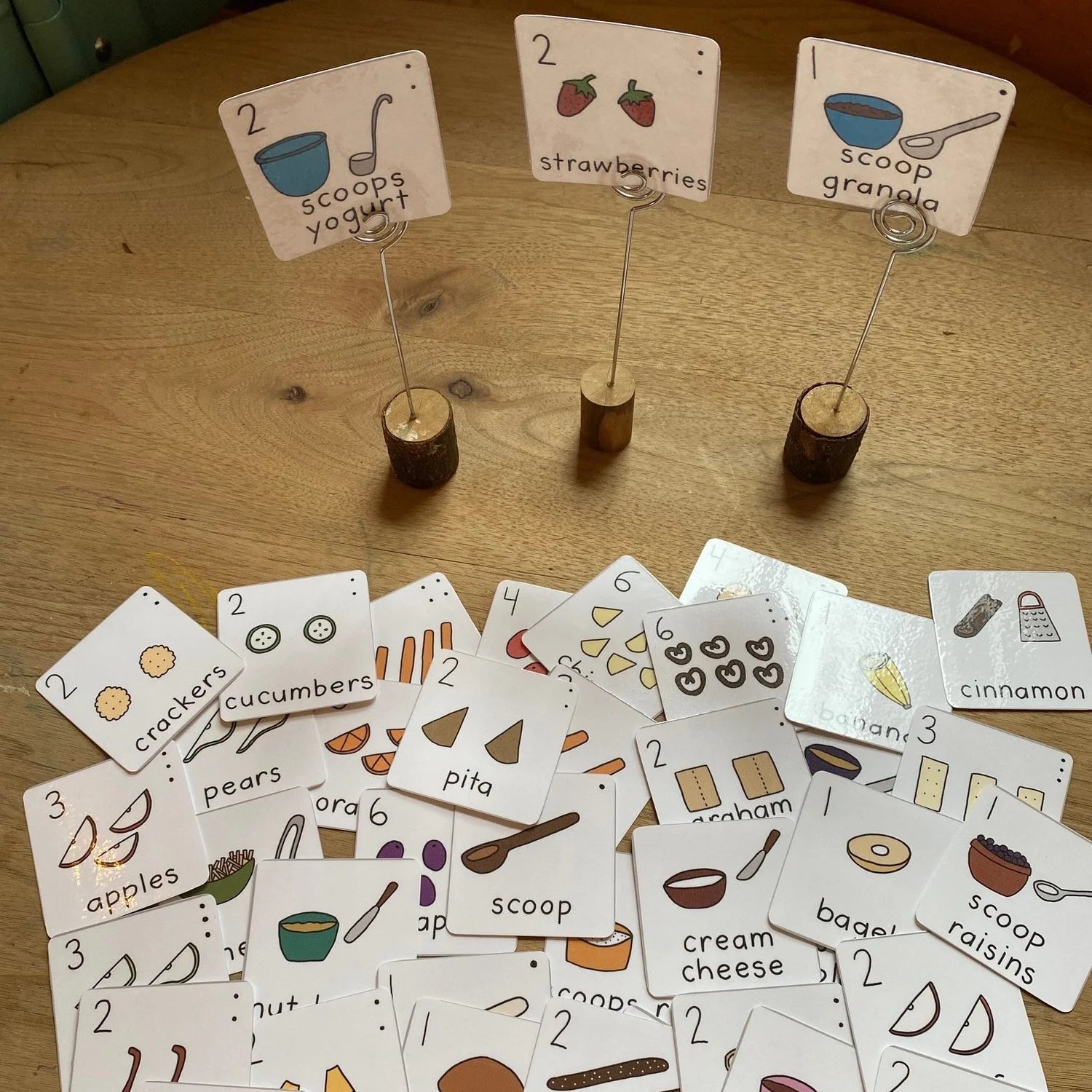 Snack Cards – Crafting Your Classroom