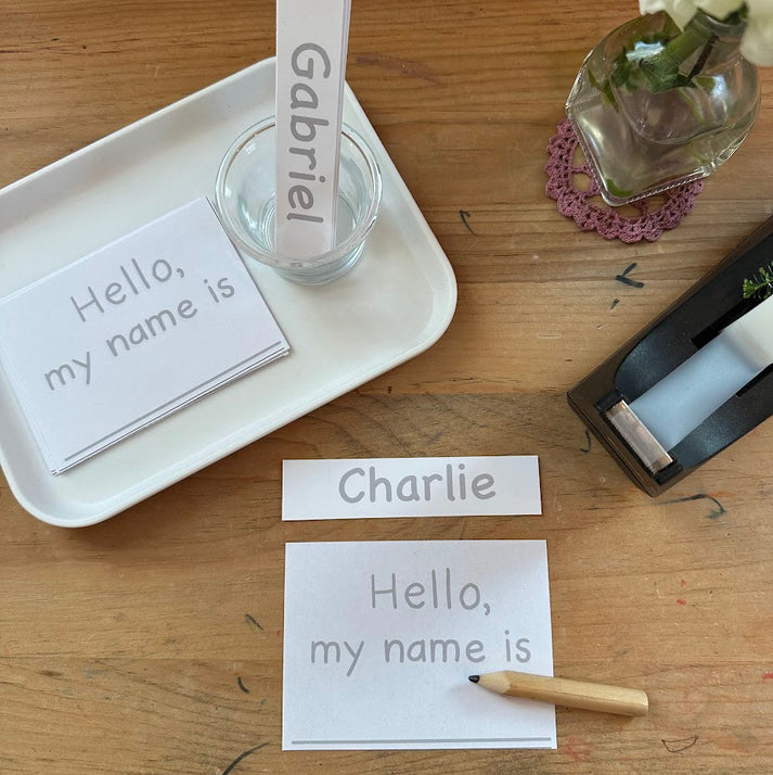Hello Name Tags – Crafting Your Classroom